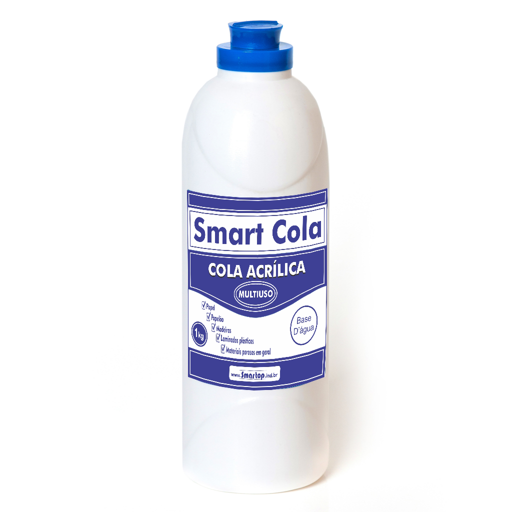 SMART COLA - SUPER COLA ACRÍLICA - MULTIUSO - (TUBO: 1KG) - Smartop