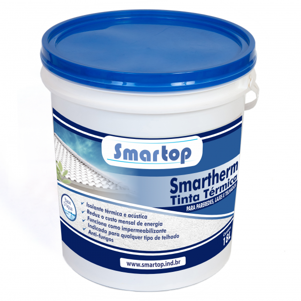 SMARTHERM - TINTA TÉRMICA SMARTOP - PARA PAREDES, LAJES E TELHADOS ...